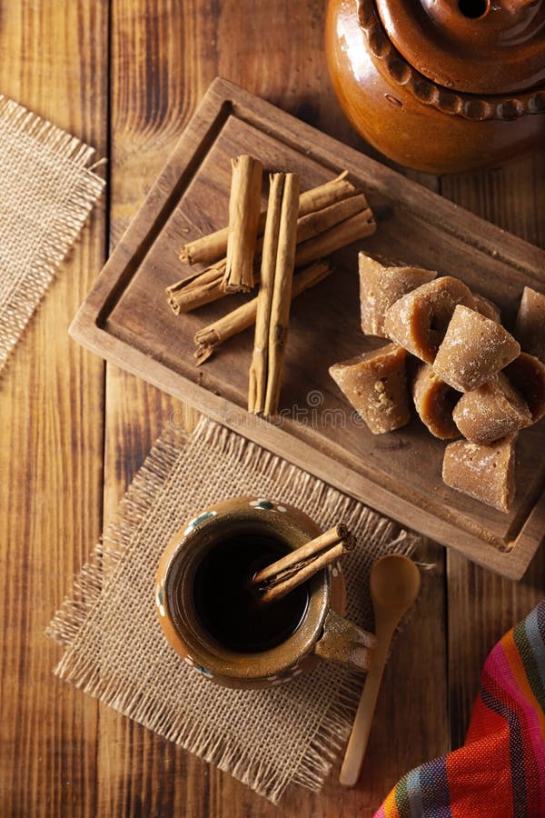 Cafe De Olla Ingredients Top View Stock Image - Image of caffeine ...