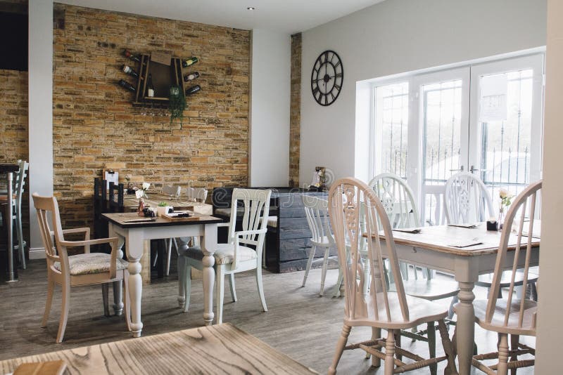 Cafe Dining Area stock photo. Image of indoors, modern - 90031322