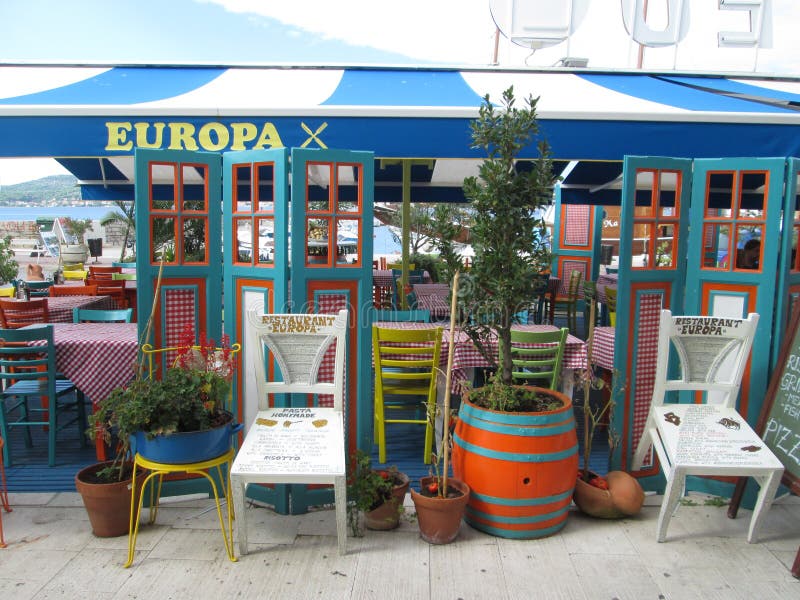 Cafe Europe editorial stock photo. Image of europe, chairs - 92156073