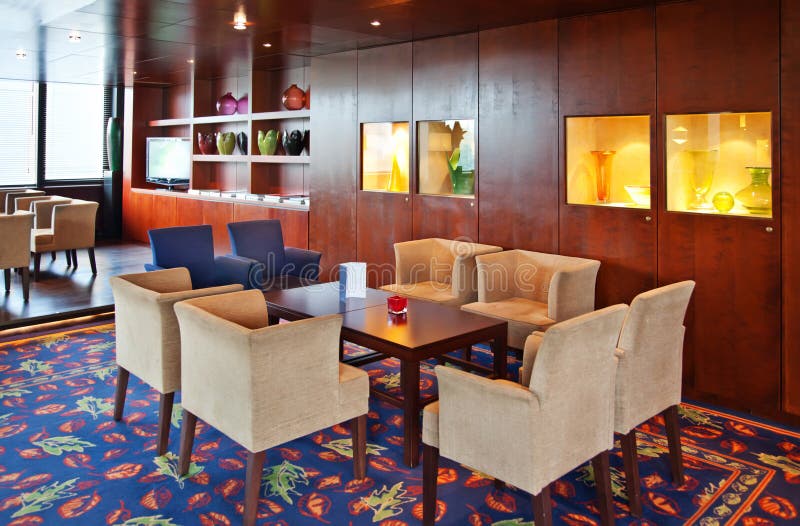 Cafe - hall in hotel stock photo. Image of style, club - 22326978