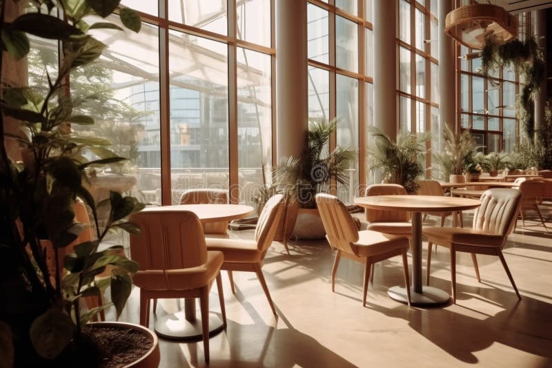 Cafe_in_hotel_lobby_1695521929551_1 Stock Illustration - Illustration ...