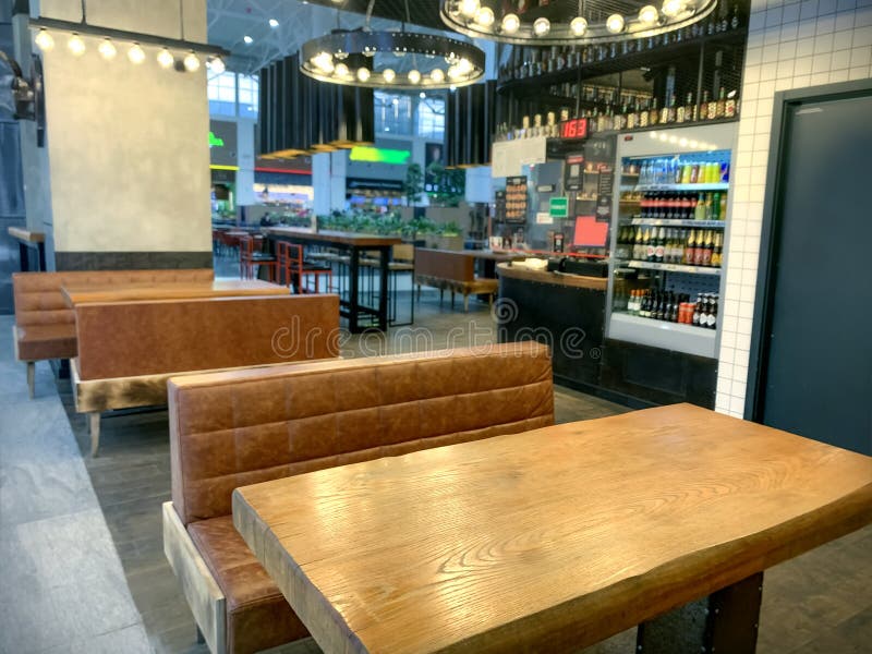 Cafe interior stock image. Image of cafe, design, decoration - 217135077