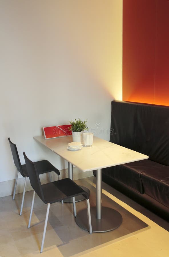 Cafe interior stock photo. Image of contemporary, city - 52244754