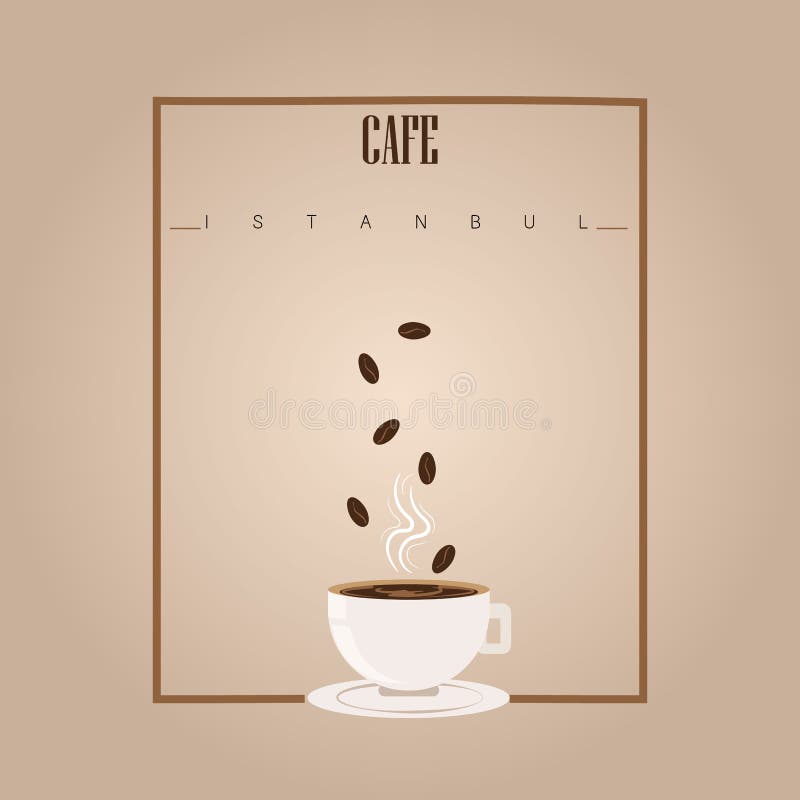 Cafe istanbul logo design stock illustration. Illustration of logo ...