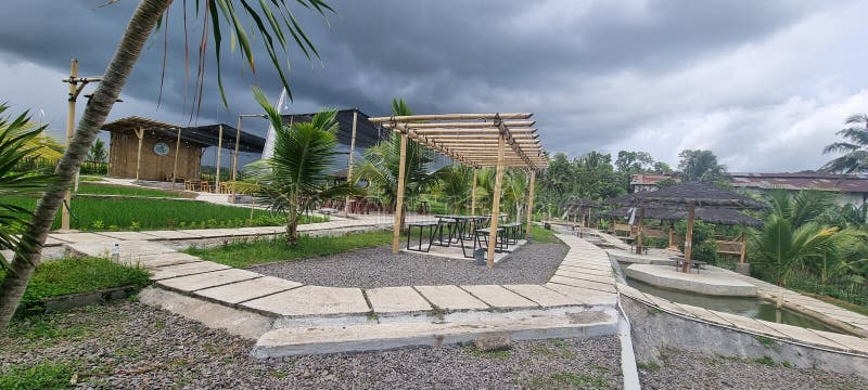 Cafe at jawa timur stock photo. Image of beach, estate - 271317544