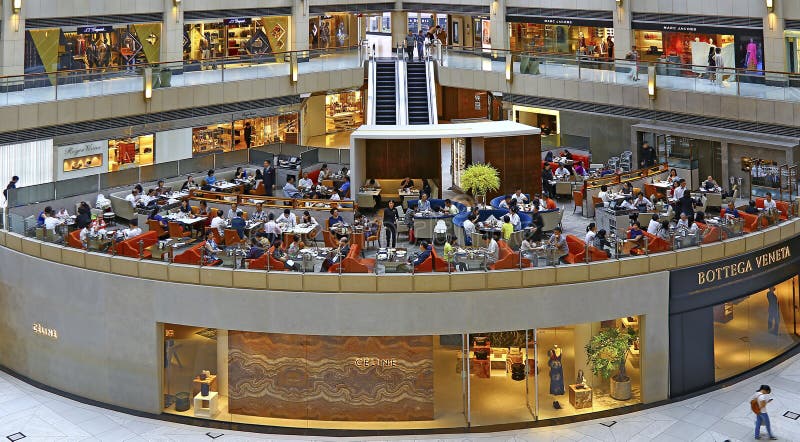 Cafe Landmark Restaurant, Hong Kong Editorial Stock Photo - Image of ...