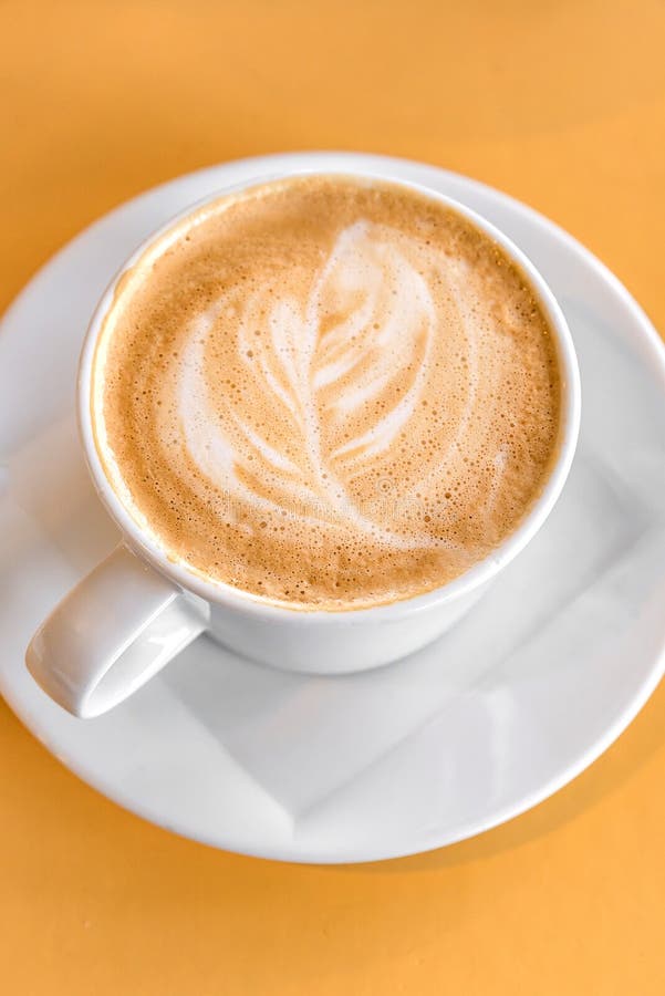 Cafe Late stock image. Image of coffee, cream, foam, design - 93741177