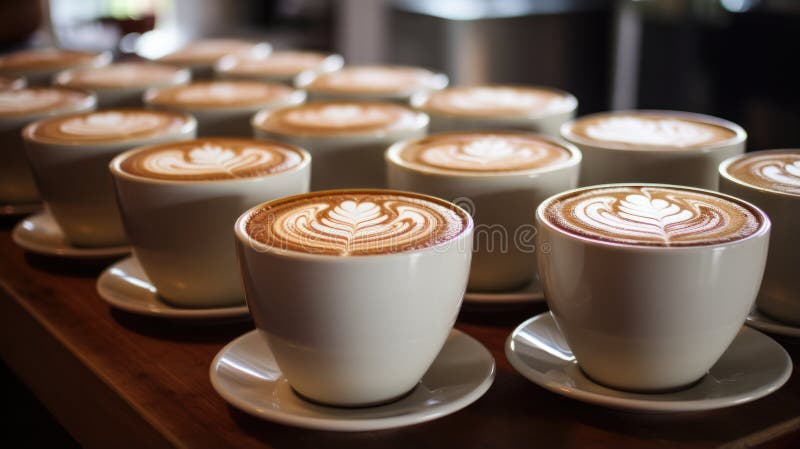 Cafe Latte Overflow - Stock Concepts Stock Illustration - Illustration ...