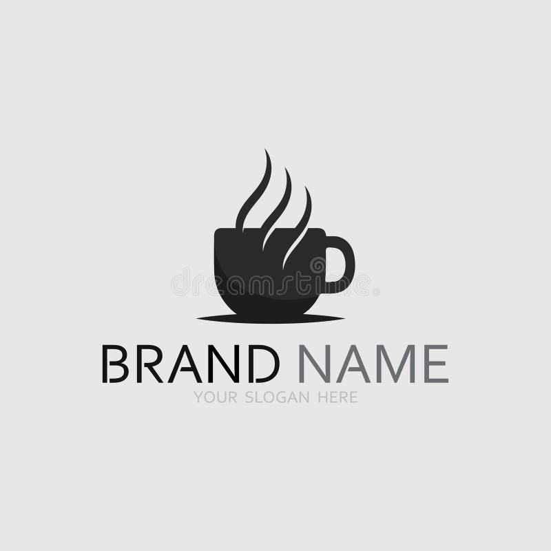 Cafe Logo and Coffee Logo Design Cafetarian Hot Drink Stock ...