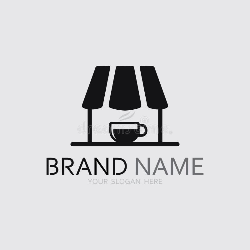 Cafe Logo and Coffee Logo Design Cafetarian Hot Drink Stock ...