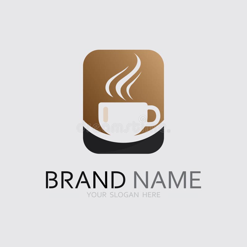 Cafe Logo and Coffee Logo Design Cafetarian Hot Drink Stock ...