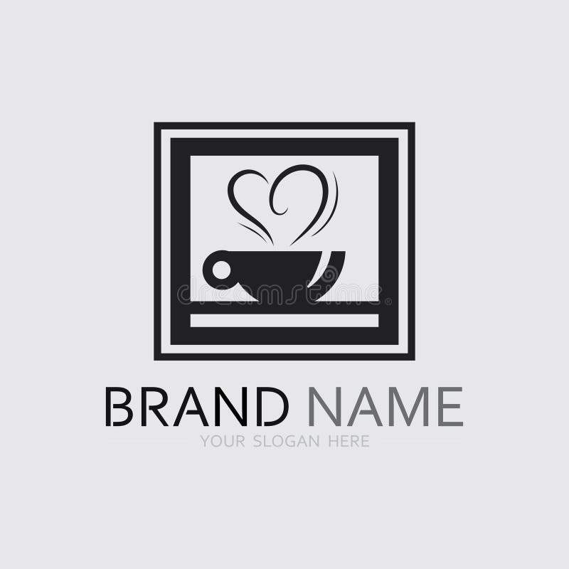 Cafe Logo and Coffee Logo Design Cafetarian Hot Drink Stock ...