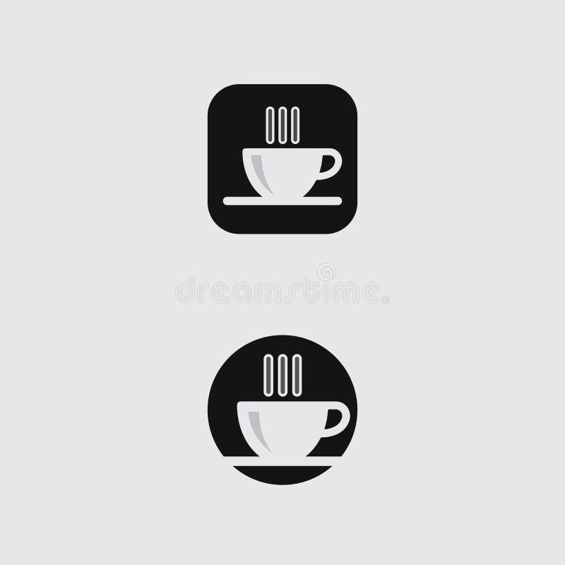 Cafe Logo and Coffee Logo Design Cafetarian Hot Drink Stock ...