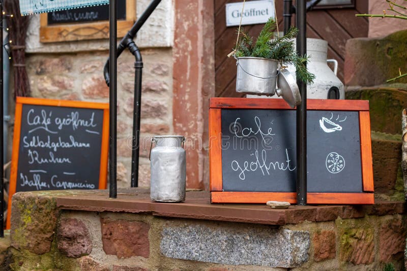 Cafe open sign stock image. Image of blackboard, barista - 241281891