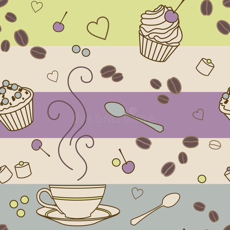 Cafe Pattern Stock Illustrations – 138,236 Cafe Pattern Stock ...