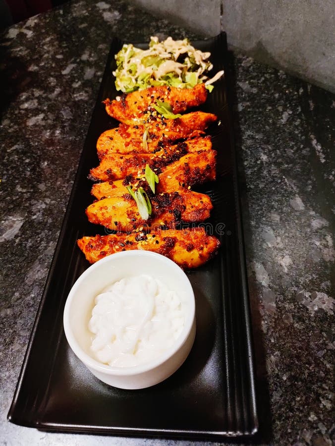 Cafe Peter / Roasted Chilli Chicken Stock Photo - Image of hicken ...