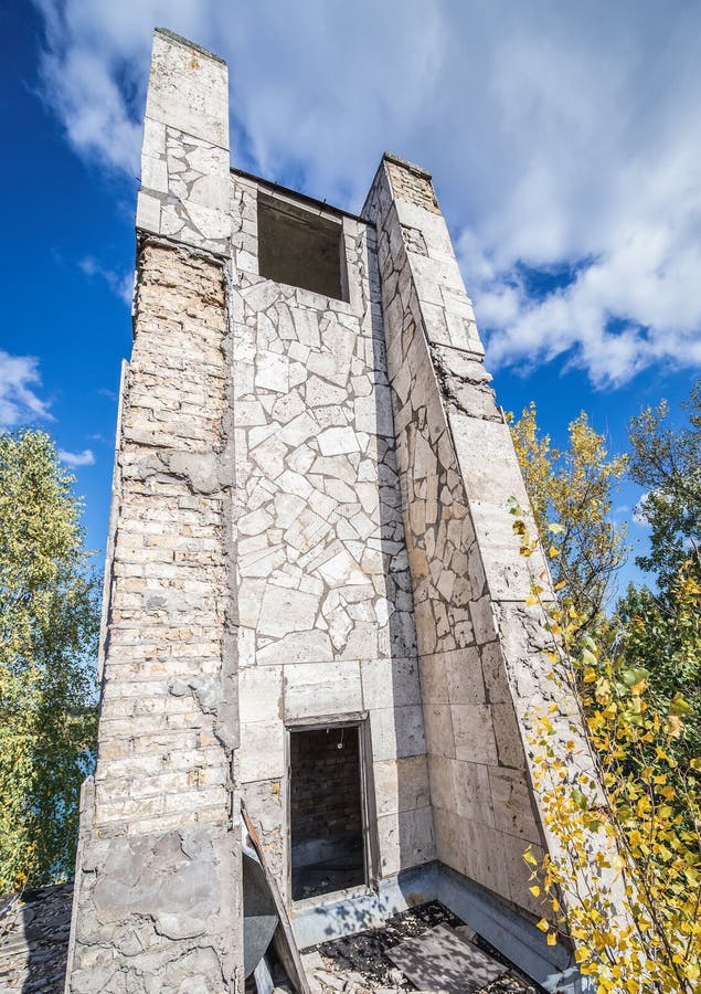 Cafe Pripyat in Pripyat City, Chernobyl Zone, Ukraine Stock Image ...