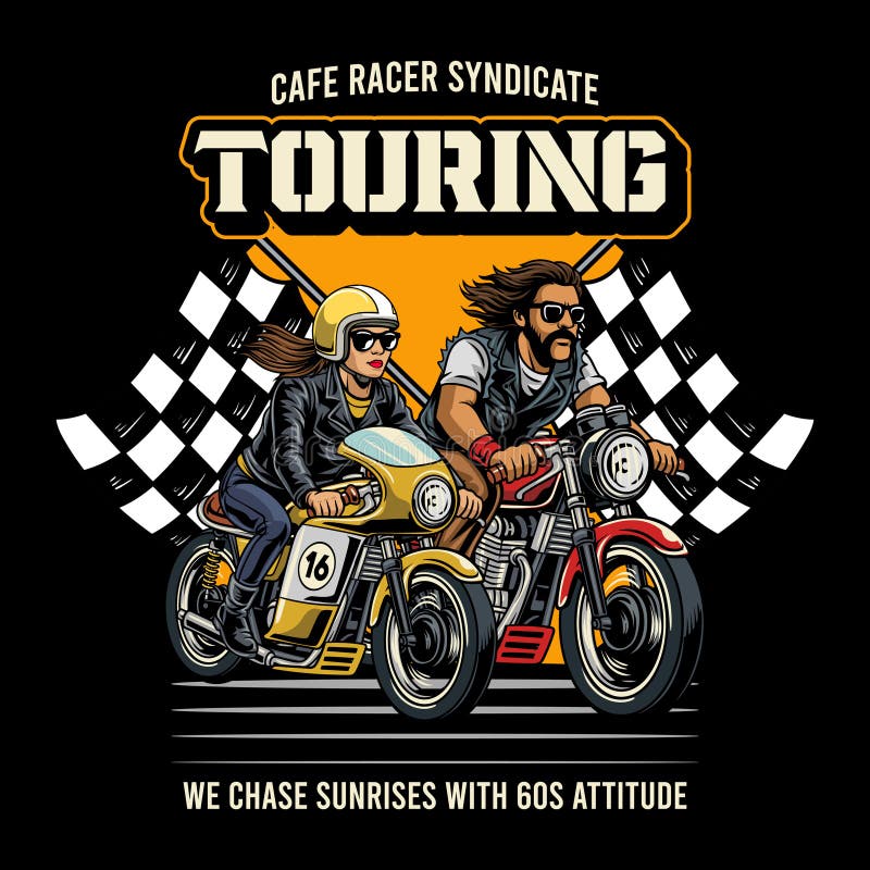 Cafe Racer Motorcycles Stock Illustrations – 133 Cafe Racer Motorcycles ...