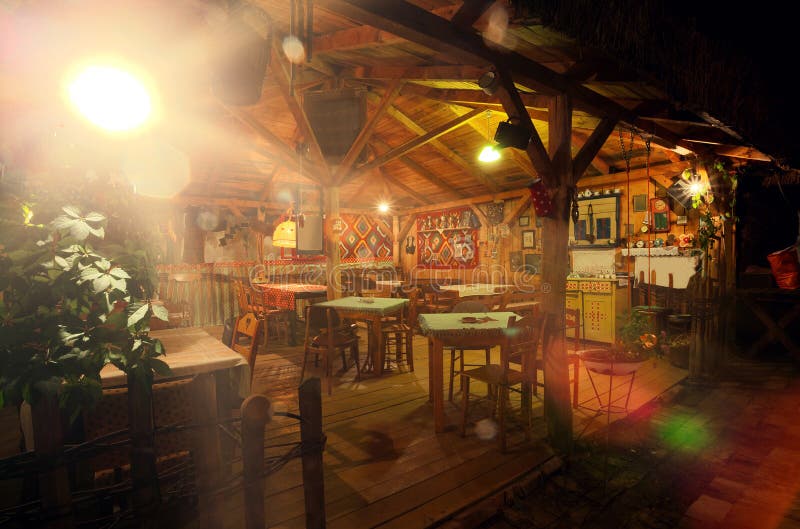 Cafe restaurant stock image. Image of balcony, materials - 21543121