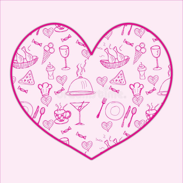 Entree Drawing Stock Illustrations – 135 Entree Drawing Stock ...