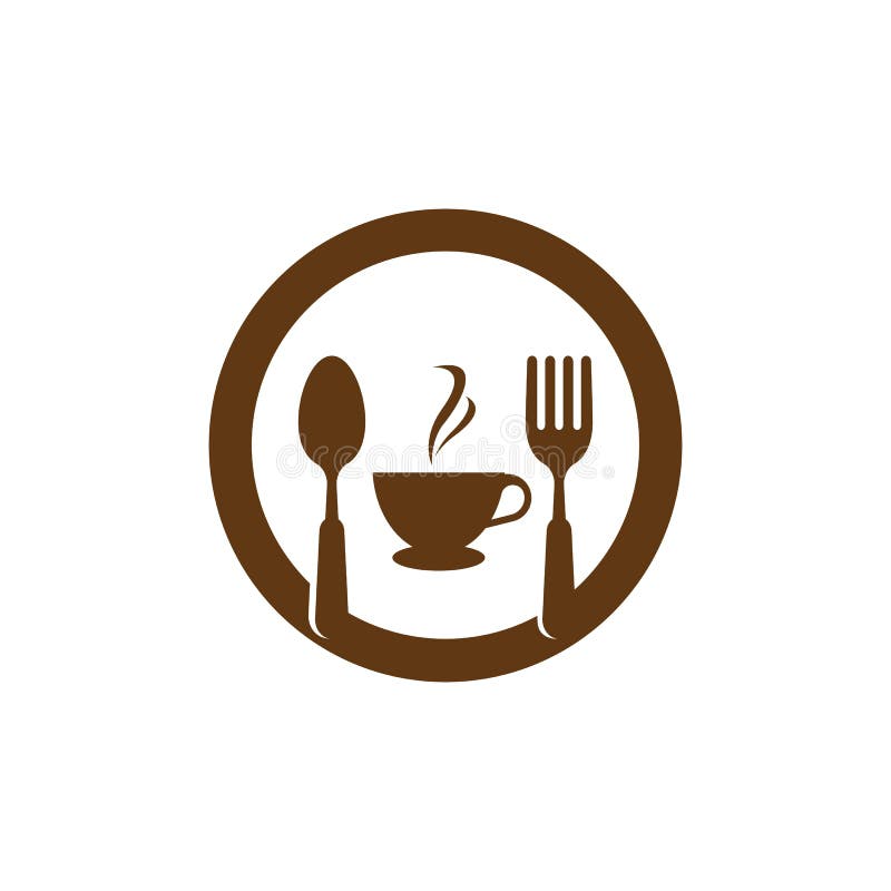 Cafe & Resto Logo Vector Icon Stock Vector - Illustration of sign ...