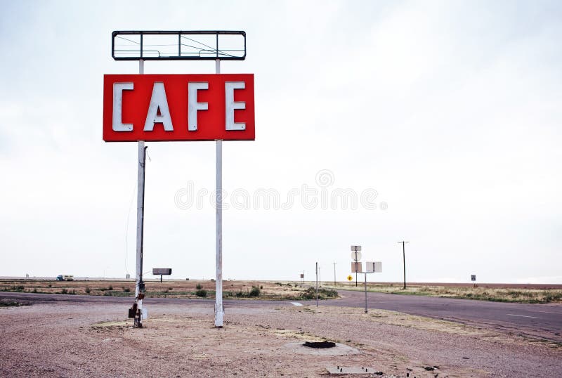 Vintage cafe sign stock image. Image of sign, white, lighted - 18161039