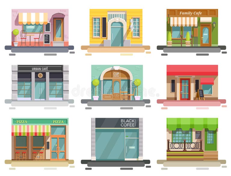 Doodle Style Storefront Stock Illustrations – 158 Doodle Style ...