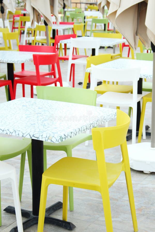 Cafe on the street stock image. Image of colors, decoration - 76240397