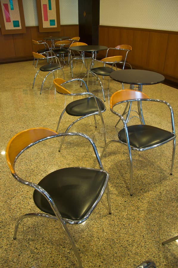 Cafe table with chairs stock image. Image of flooring - 40029077