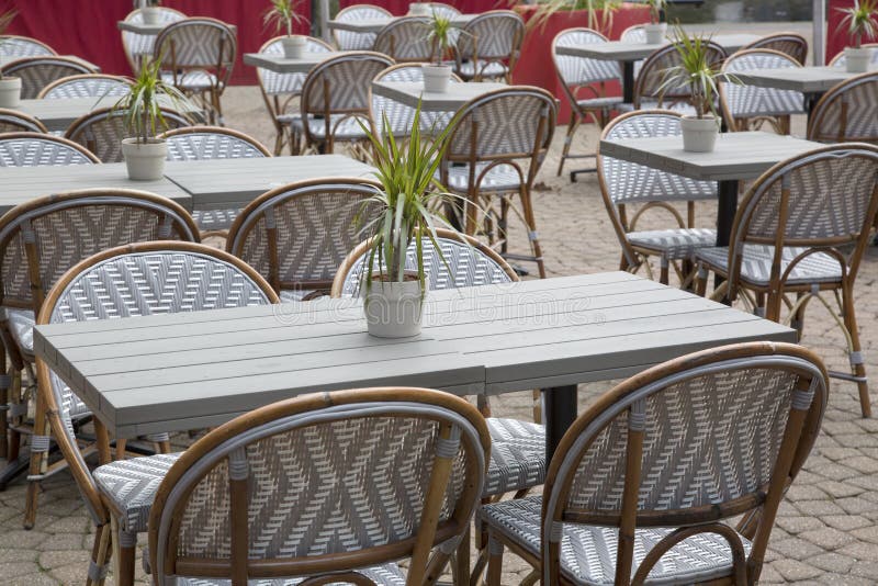 Cafe Table and Chairs stock image. Image of chair, terrace - 88032747