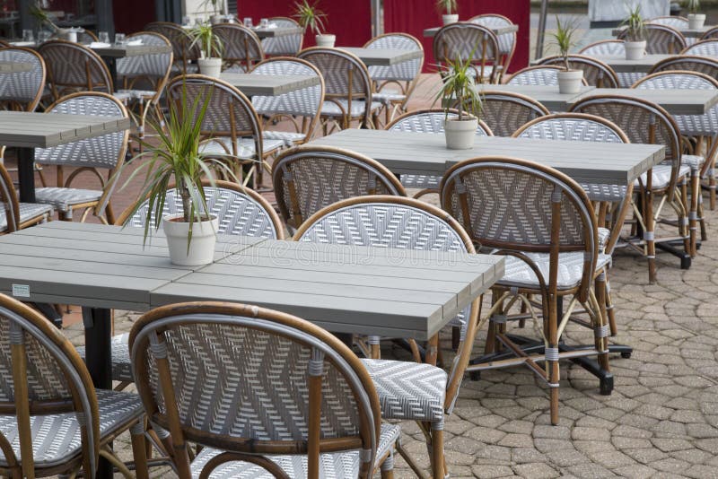 Cafe Table and Chairs stock image. Image of terrace, chair - 88032793