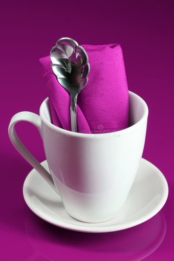 Cafe Table Setting stock image. Image of place, restaurant - 4168021