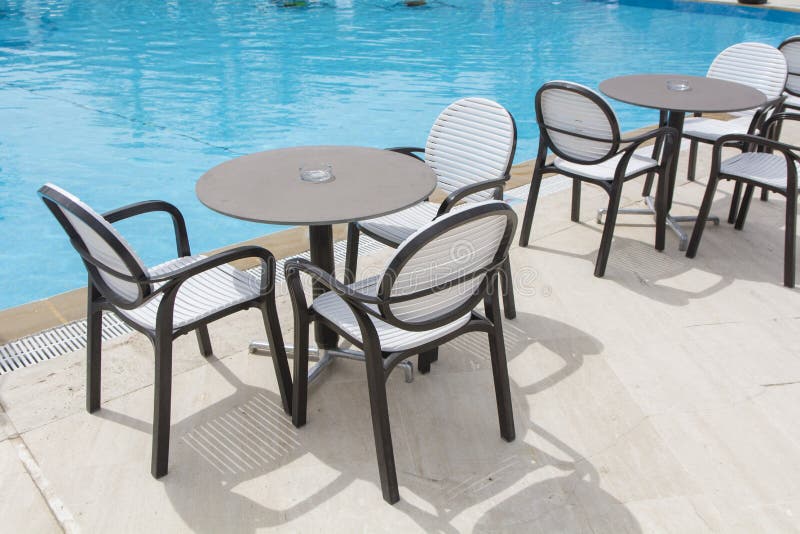 Cafe stock image. Image of chairs, swim, water, rest - 148238253