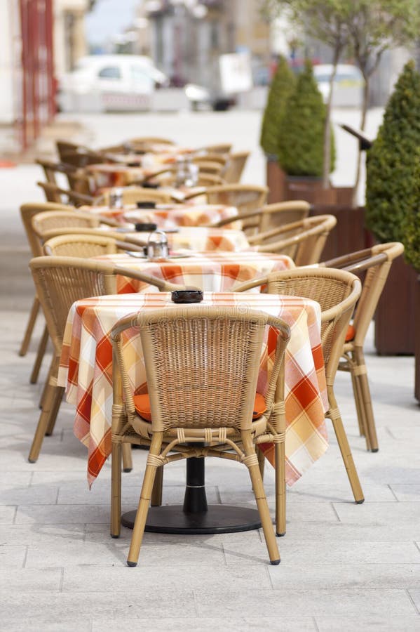 Cafe terrace stock image. Image of french, pause, cuisine - 25467641