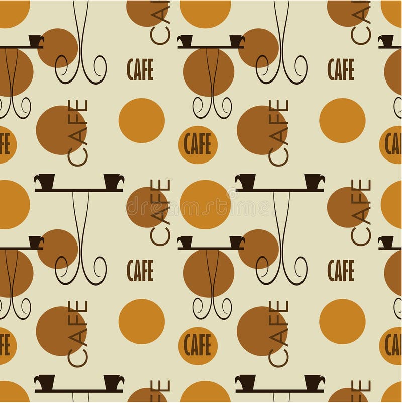 Cafe texture stock vector. Illustration of background - 22980339