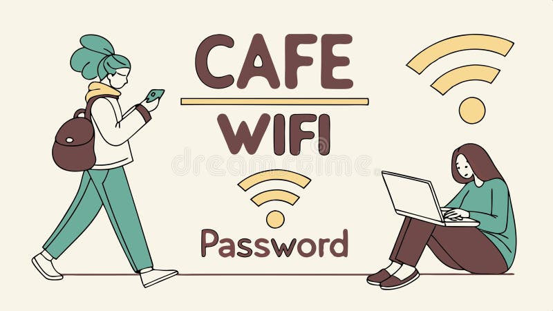 Cafe Wifi Password and Laptop, Internet Access and Workspace for ...