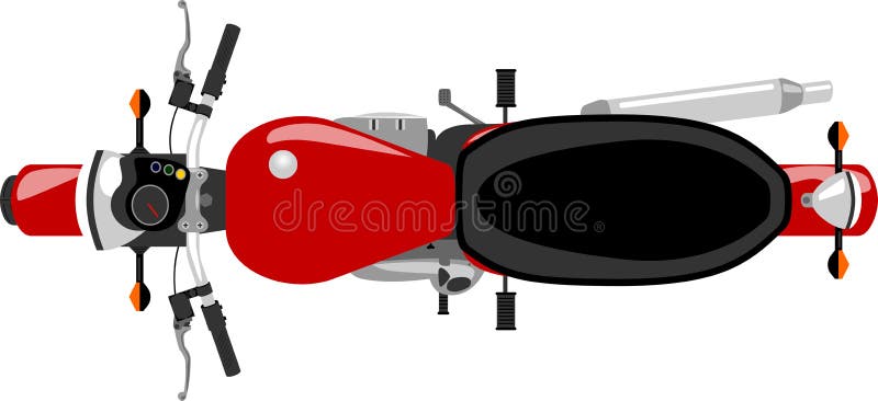Motorcycle Top View Stock Illustrations – 1,386 Motorcycle Top View ...