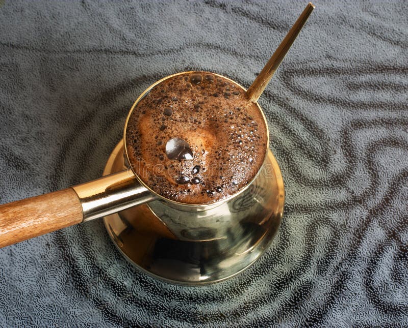 Cafetera turca imagen de archivo. Imagen de banquete, cocina - 502361