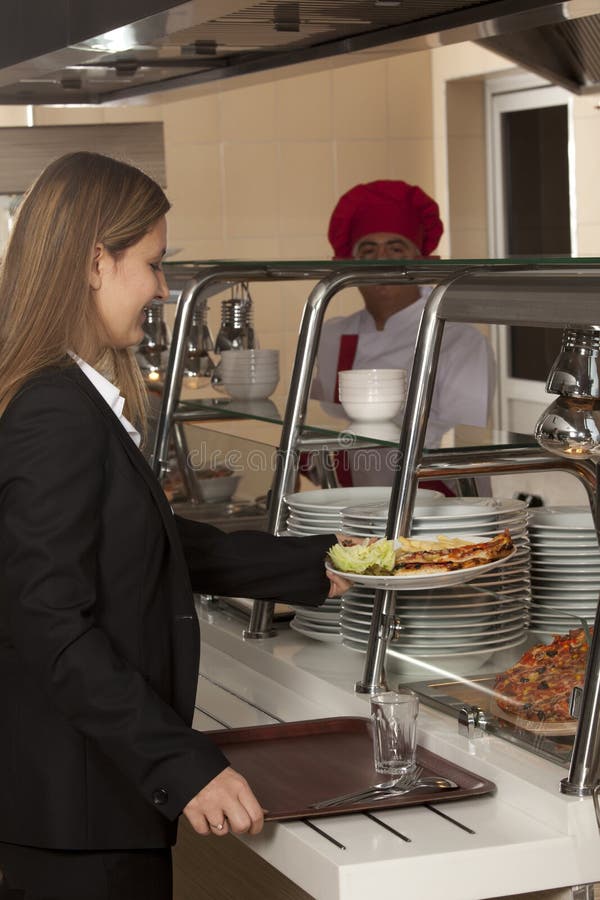 Cafeteria stock photo. Image of meal, cafeteria, detail - 32056766