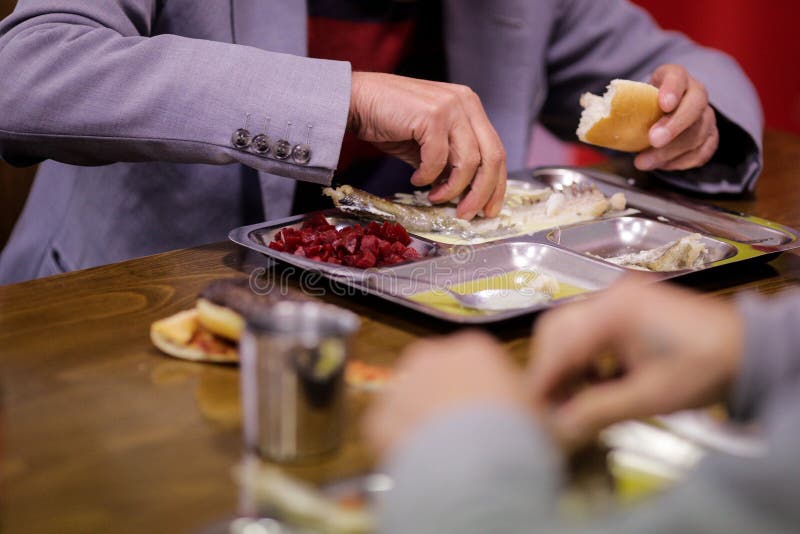 Cafeteria for poor people stock image. Image of homelessness - 103940683