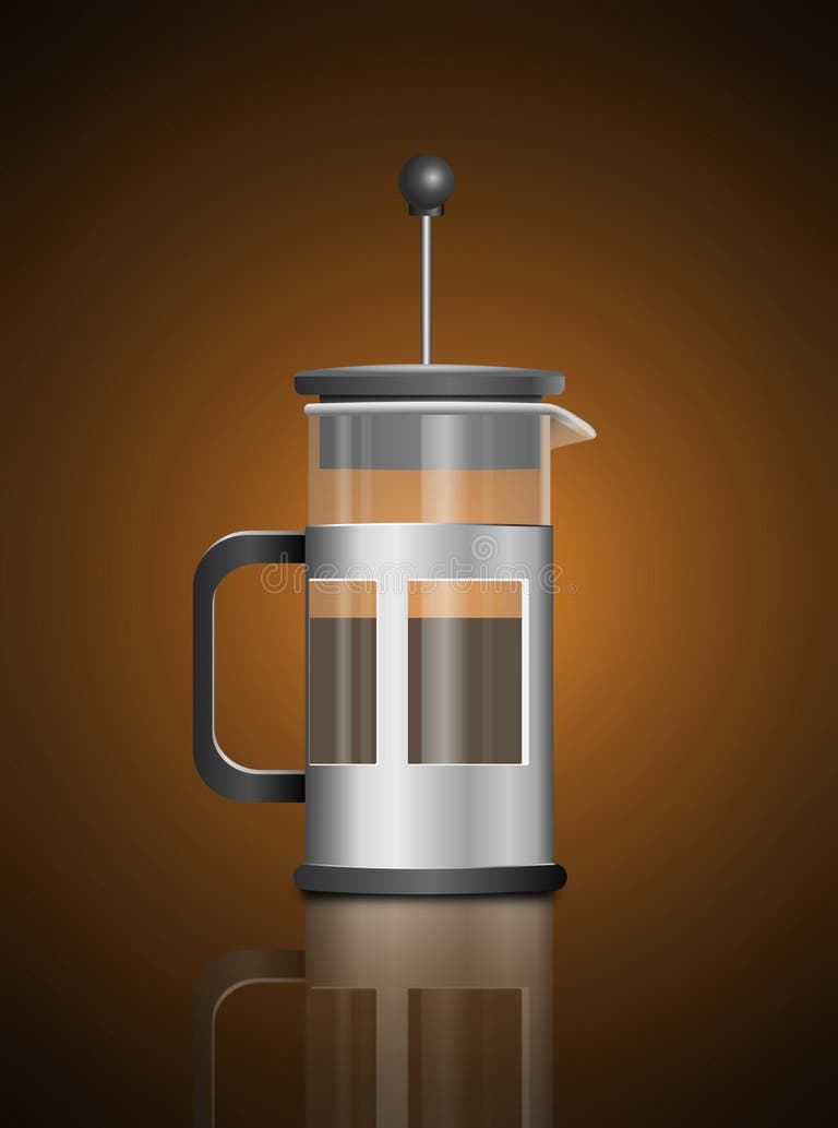 Cafetiere Stock Illustrations – 235 Cafetiere Stock Illustrations ...