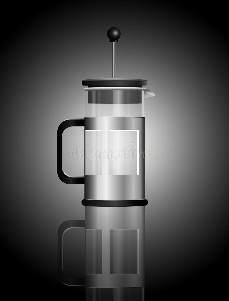 Cafetiere Stock Illustrations – 252 Cafetiere Stock Illustrations ...
