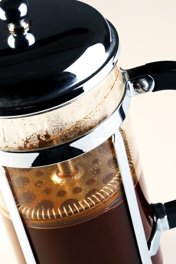 French Cafetiere stock image. Image of spoon, fresh, coffee - 61928943