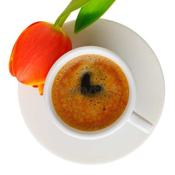 Caffè con amore immagine stock. Immagine di preoccuparsi - 8334321