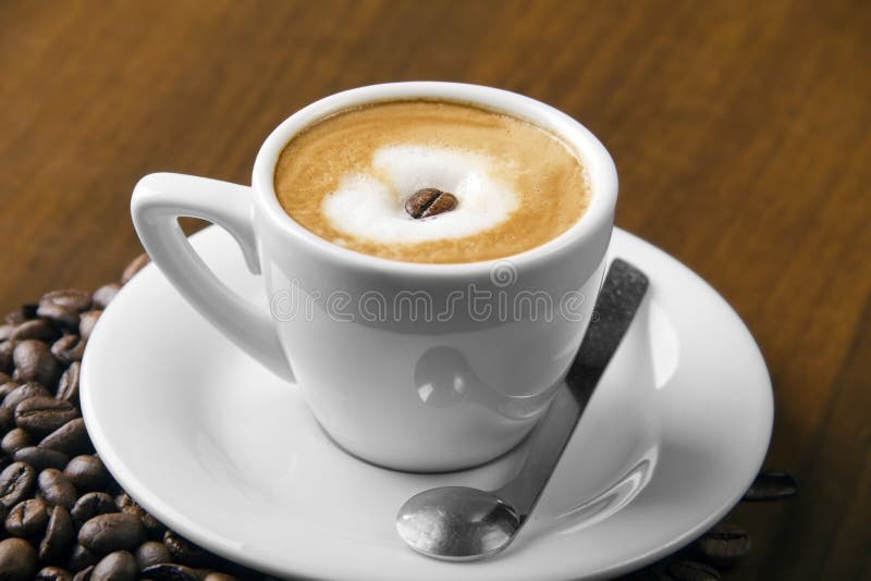 Caffè macchiato espresso stock image. Image of break - 21615817