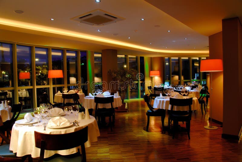 Caffe stock image. Image of lighted, interior, cafeteria - 335891