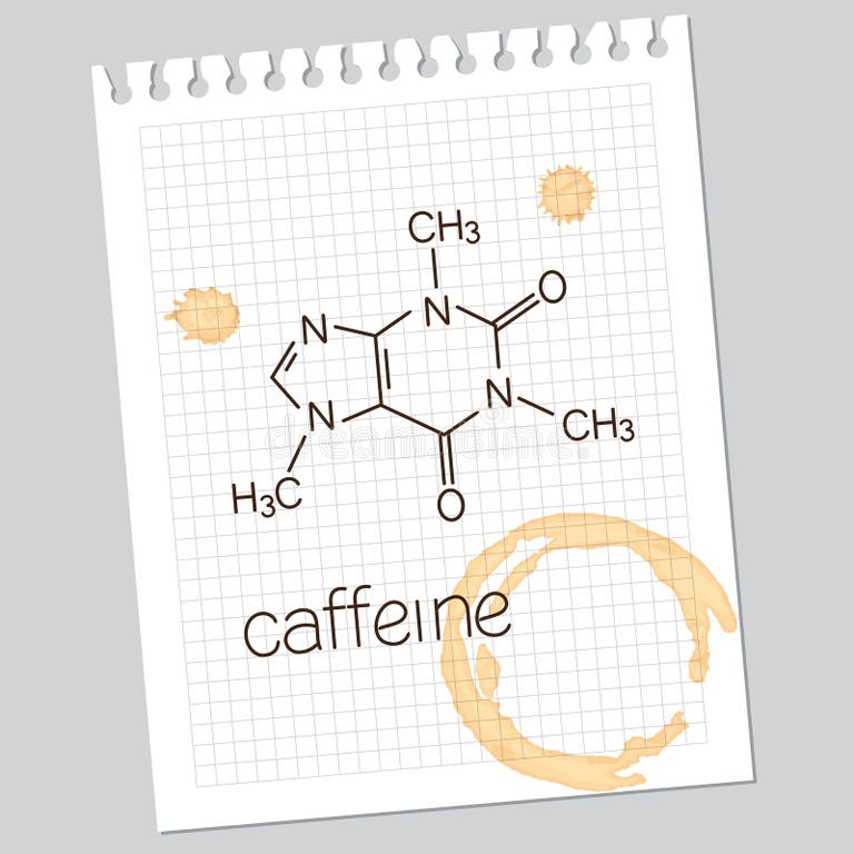 Vector Caffeine Molecule Stock Illustrations – 236 Vector Caffeine ...