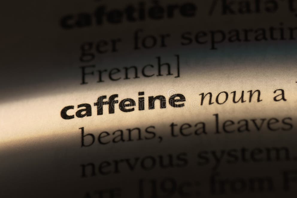 Caffeine stock photo. Image of english, book, caffeine - 114411836