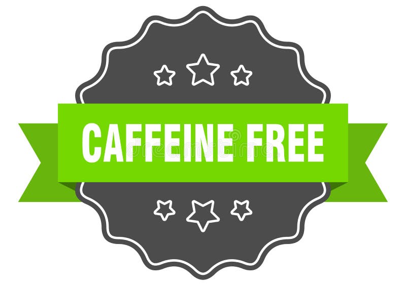 Caffeine Free Icon. Coffee Beans. Vector Stock Illustration. Stock ...