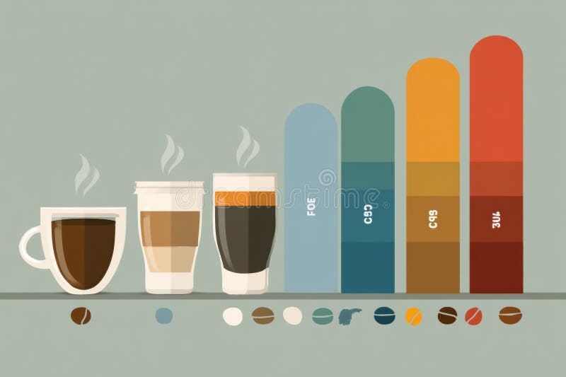 Daily Caffeine Intake Limits Infographic Displaying Various Beverage ...